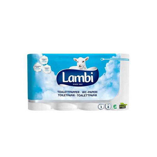 Toalettpapper mjukt 8-p Lambi | KliMATkassen