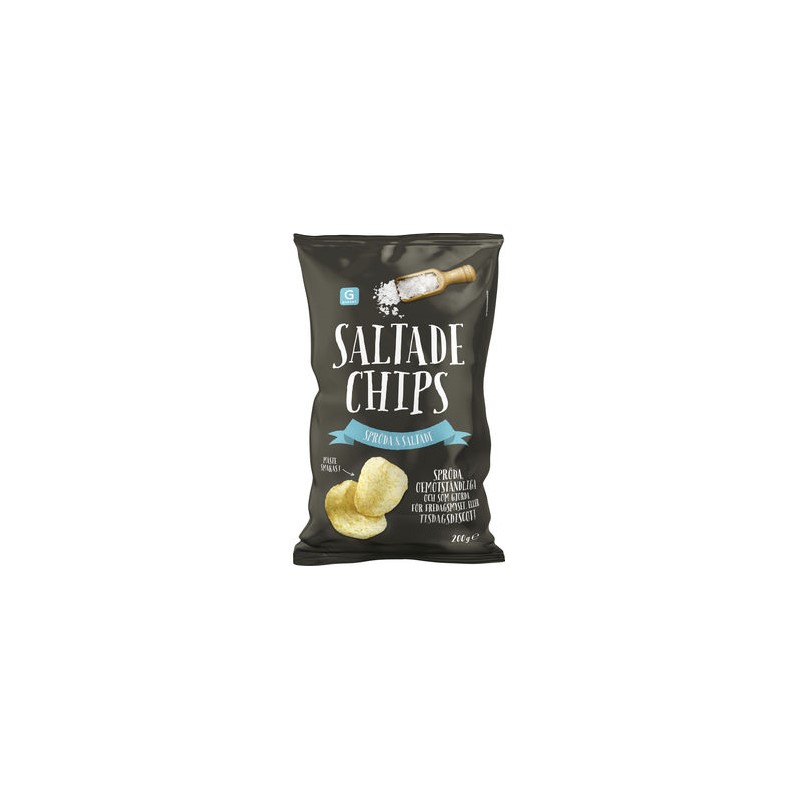 Saltade Chips 200g Garant | KliMATkassen